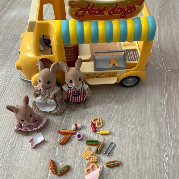 calico critters | Toys | Calico Critters Sylvanian Families Hot Dog Van ...